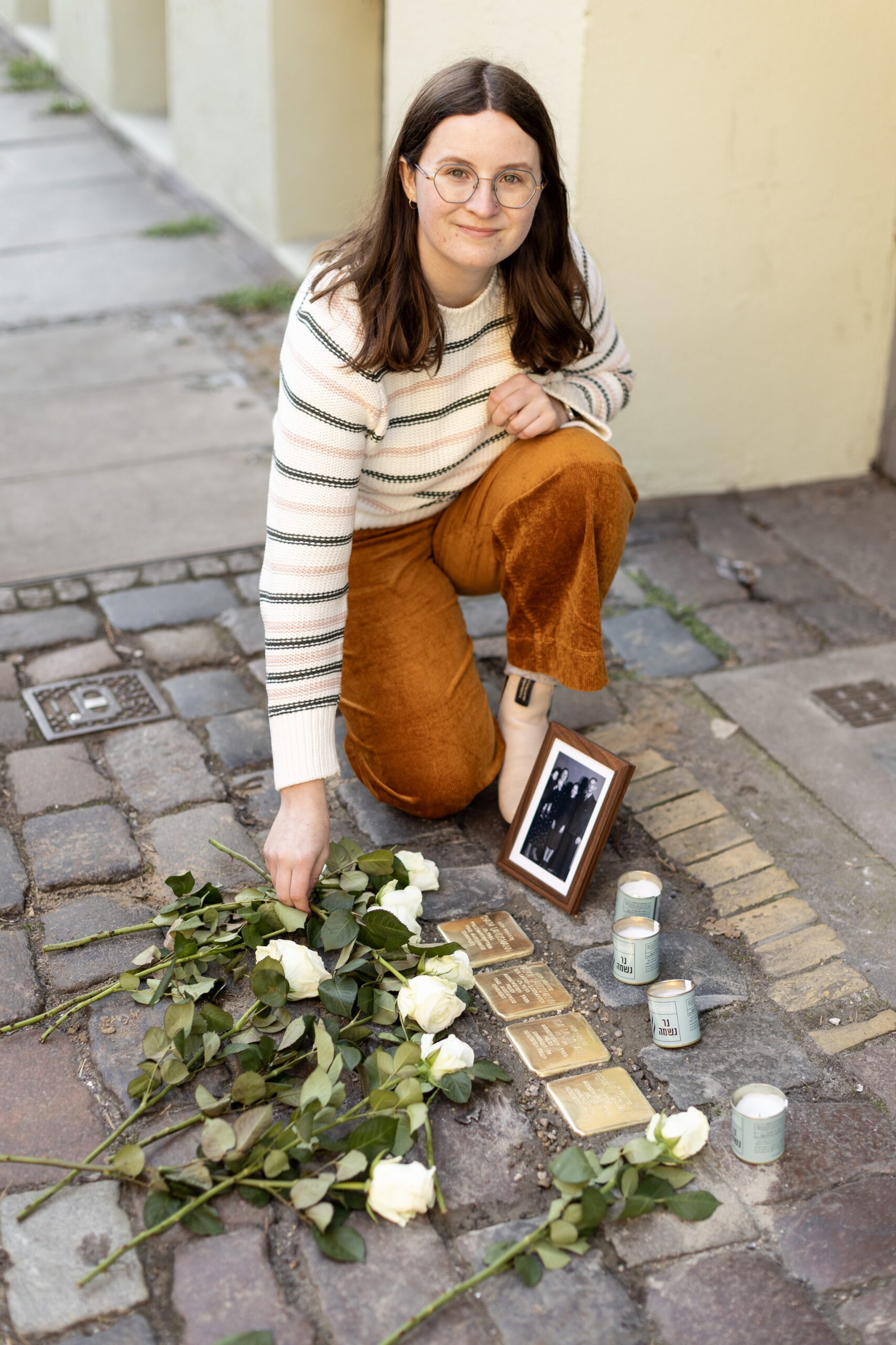 Honoring A Family's Memories with Stumbling Stones - Hillel International