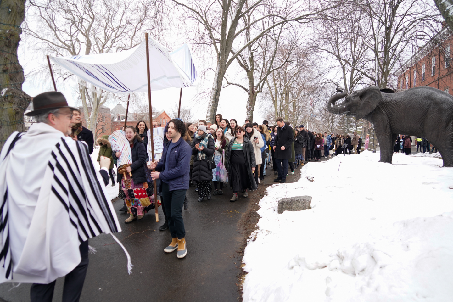 Two New Torah Scrolls Are Dedicated at Tufts Hillel - Hillel International